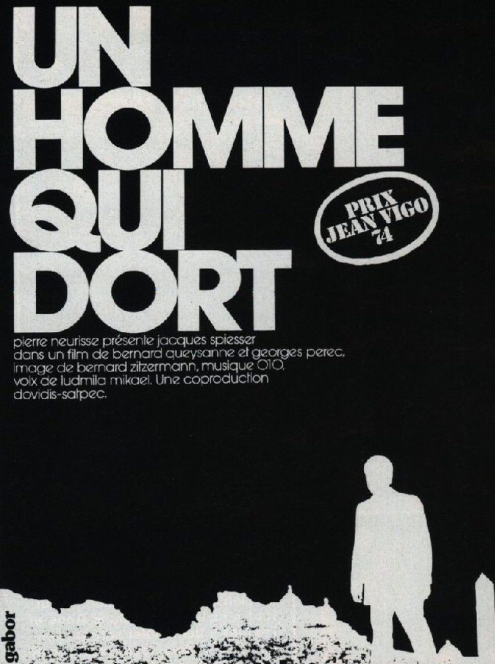 Film Un homme qui dort - Fiche cinéma - Avis cinéphile